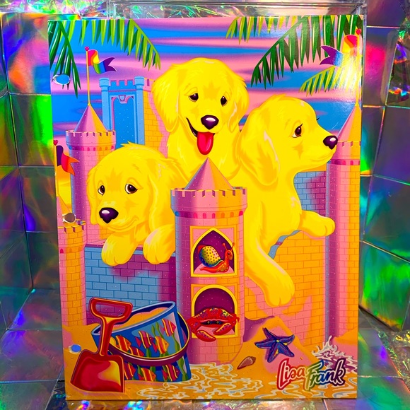 Lisa Frank | Accessories | 9s True Vintage Lisa Frank Lab Retriever ...